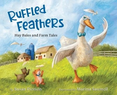 Susan Pierson Ruffled Feathers (Copertina rigida) Hay Bales and Farm ...