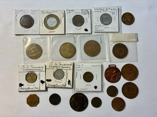 BIG LOT OF STORE MERCHANT TRADE TOKENS COINS MULTIPLE STATES (LOT#2) | eBay