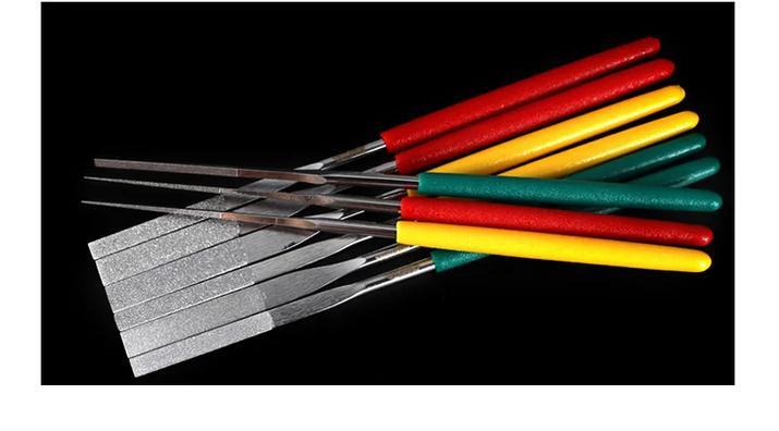 Diamond File 10pcs/Set Besdia Taiwan PTF-100 Diamond File Set for Metal ...