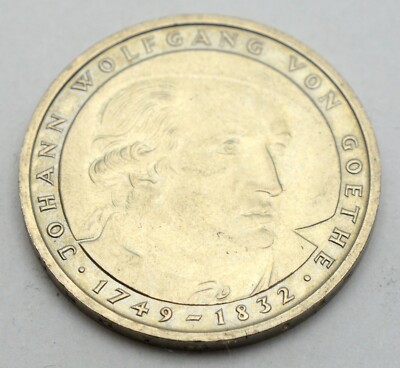 GERMANY 5 MARK 1982 JOHANN WOLFGANG VON GOETHE OLD COIN | eBay