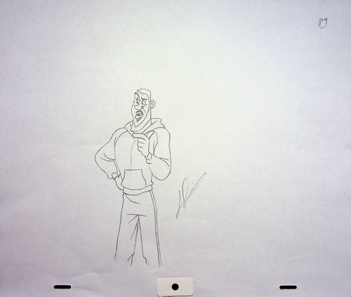 Space Jam A New Legacy Production SIGNED LEN SIMON Hand Drawn Layout ...