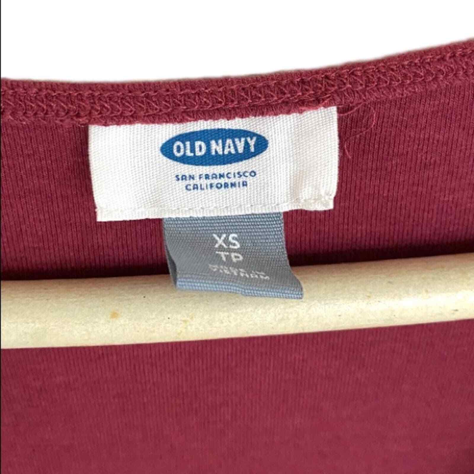 Old Navy Maroon Basic Top