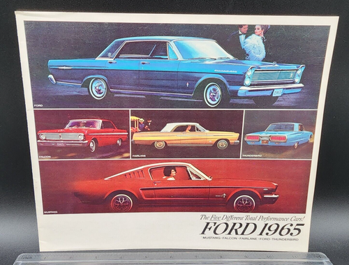 1965 Ford Mustang Falcon Fairlane TBird Sales Salesman Showroom ...