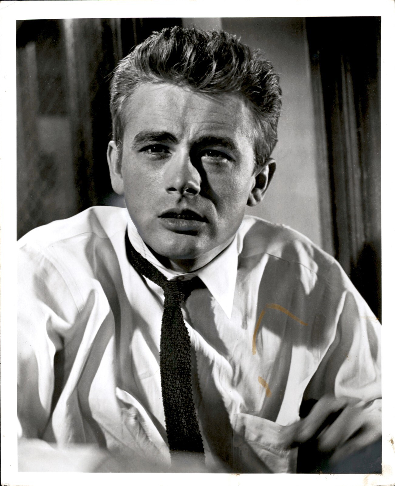 BR57 Rare Vintage Photo JAMES DEAN Handsome Pouty Rebel Bad Boy ...