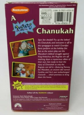RUGRATS: A RUGRATS CHANUKAH ANIMATED VHS | Grelly USA