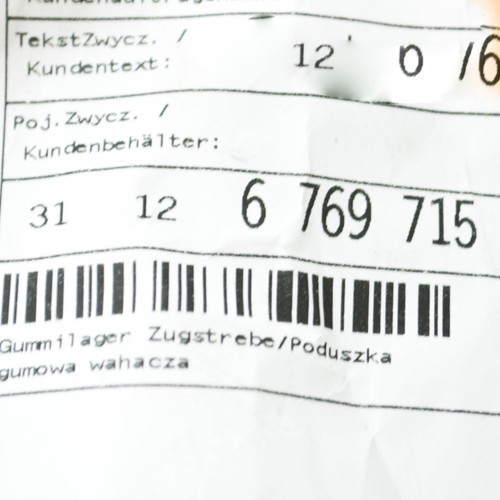 NEW BMW X5 E53 FRONT SUSPENSION CONTROL ARM BUSHING 31121096372 1096372 ...