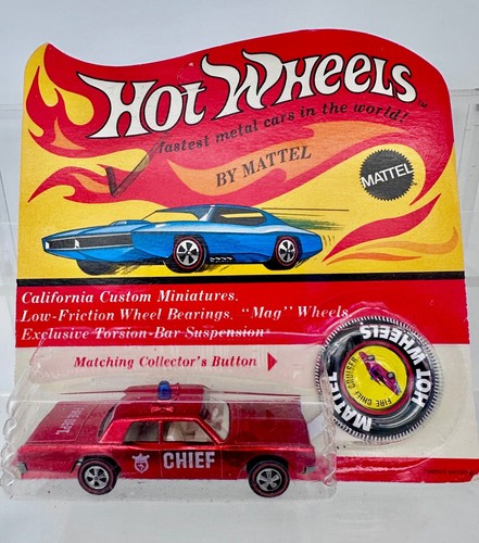 Hot Wheels Redline Fire Chief Cruiser mint still in it’s original ...