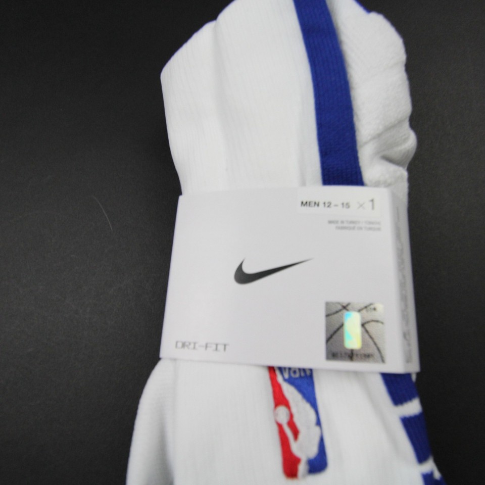 Nike NBA Authentics Dri-Fit Socks Men's White New with Tags | eBay