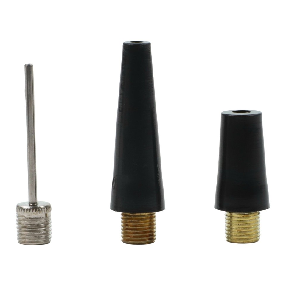 Compact Bicycle Tire Pump with Pressure Gauge and Multiple Nozzle ...