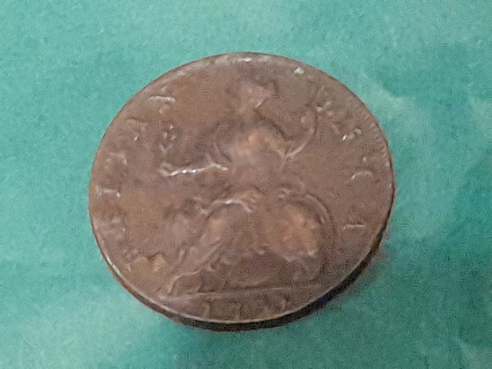 1731 Half Penny George II Coin British Good Details | eBay UK