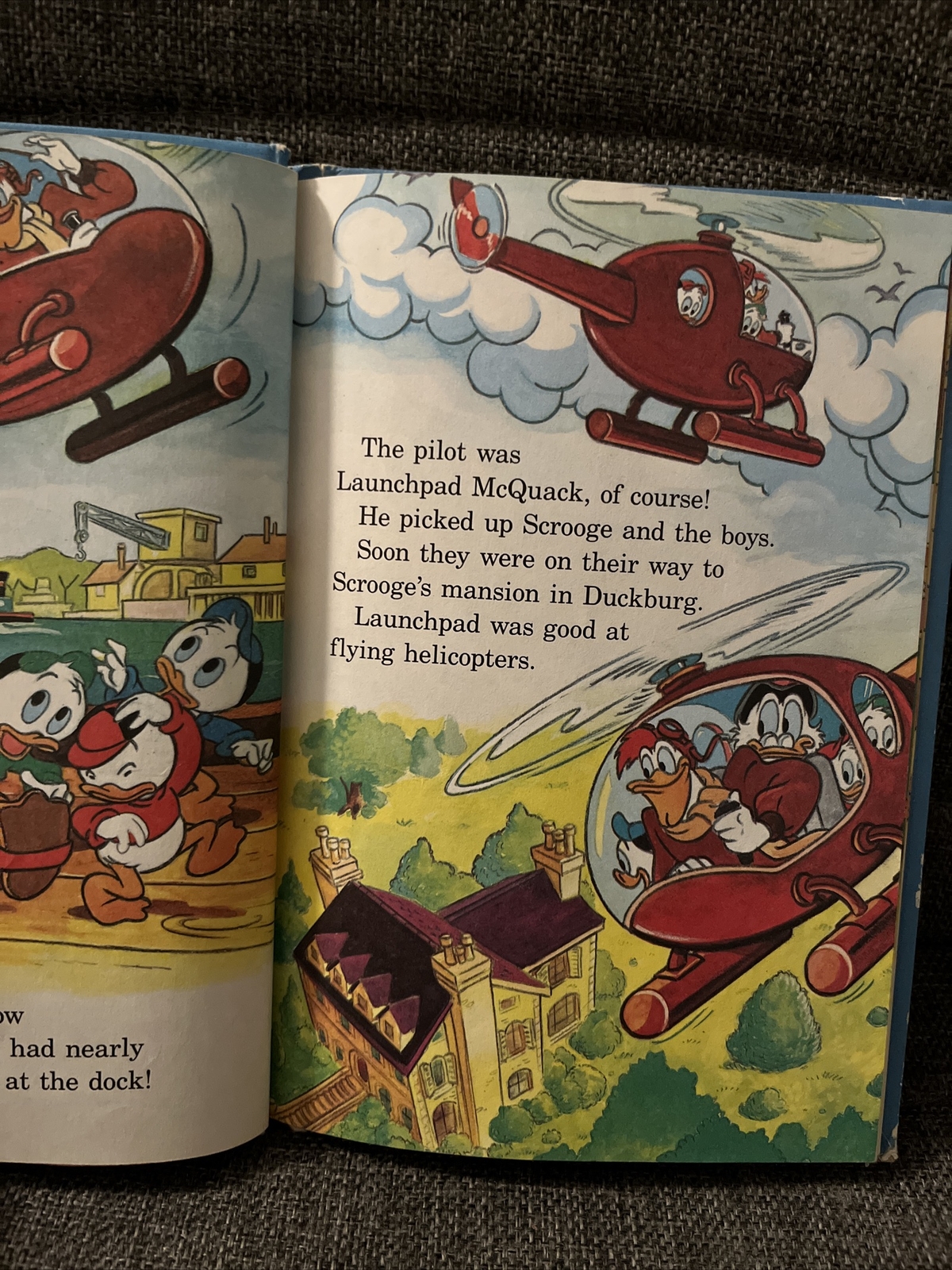 DUCK TALES WEBBY SAVES THE DAY 1988 Disney Hardback Book 76b | eBay