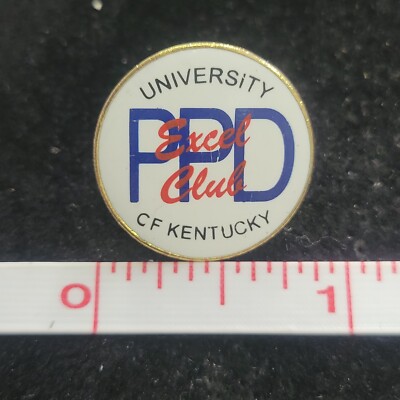 University CF Kentucky PPD Excel Club Lapel Badge Hat Vest Pin gold ...