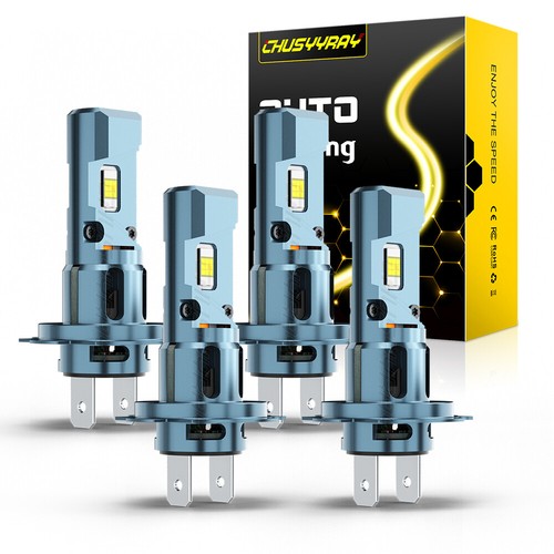 4x H7 10000K LED Headlight Kit High Low Beam Bulbs 3300000LM White ...