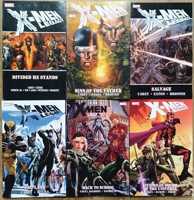 X-Men: Legacy - Divided He Stands, Sins of the Father, Salvage, Emplate ...