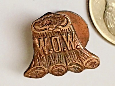 Vintage W.O.W. Woodmen Lapel Pin | eBay