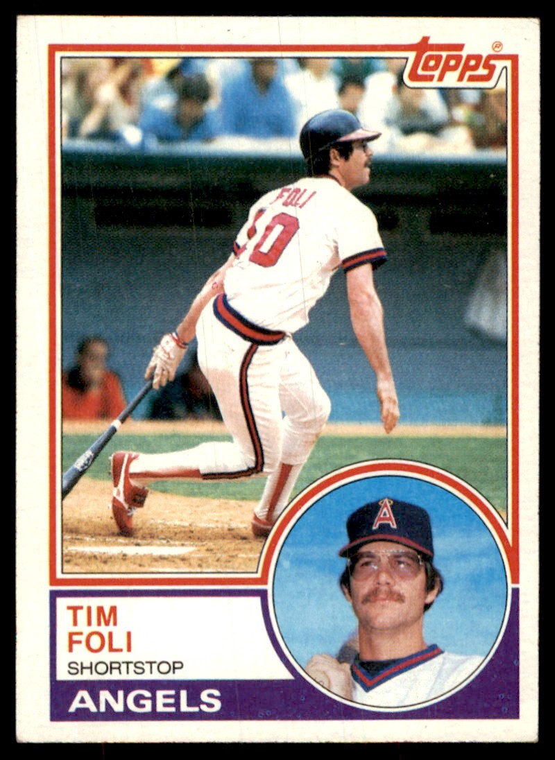 1983 TOPPS TIM FOLI CALIFORNIA ANGELS #738 | eBay