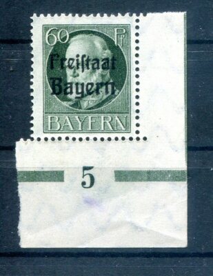 Bavaria 162A Plate Number With MNH Mint (H9974 | eBay