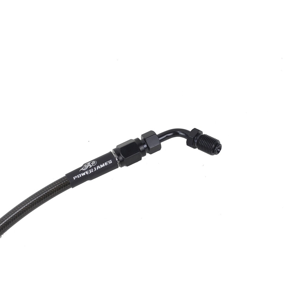 33” Smoky Black Brake Line for Harley Softail FLDE FLHCS FXBB FXBR ...
