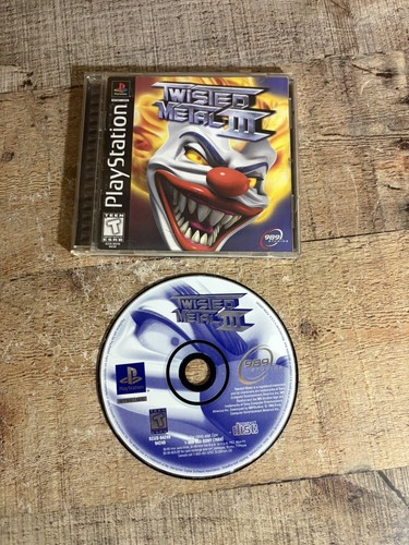 Twisted Metal III 3 (Sony PlayStation 1 1998) PS1 Black Label W/Manual ...