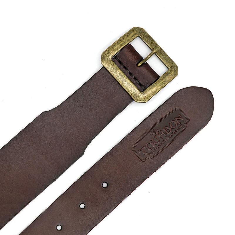 TOURBON .38/357/9mm Cartridges Waist Belt Ammo Bullets Holster Leather ...