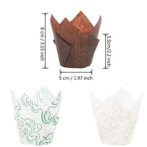 150pcs/pack Cake Mold Muffin Cupcake Paper Cups Tulip Cup Cakes Paper ...