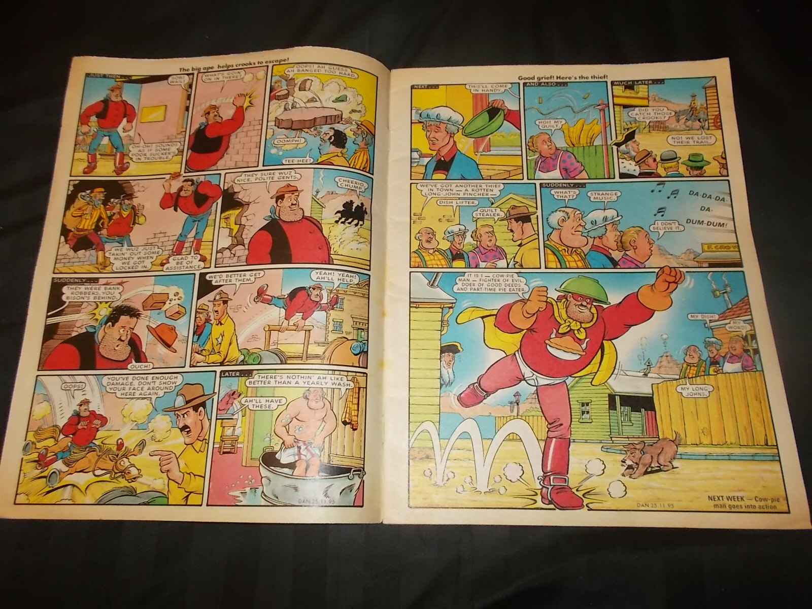 DANDY Comic Issue #2818 November 25th 1995 Desperate Dan Is Cow-Pie Man ...