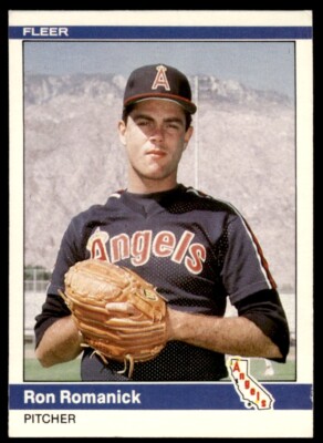 1984 Fleer Update Ron Romanick Baseball Card California Angels #U-101 ...