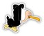 Beaky Buzzard Cartoon Sticker Decal laptop wall car phone Looney Tunes ...