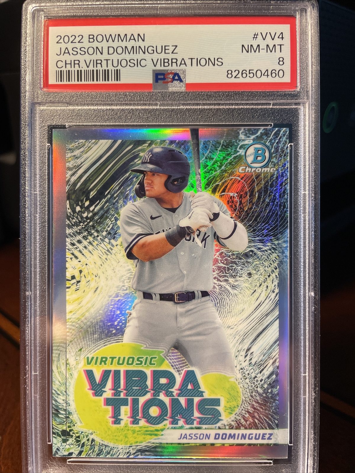 2022 Bowman - Virtuosic Vibrations #VV-4 Jasson Dominguez (RC) for sale ...