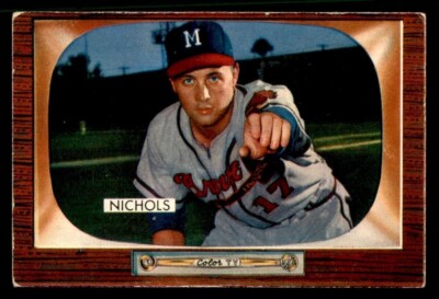 1955 Bowman Baseball #72 Chet Nichols VG *j1 | eBay
