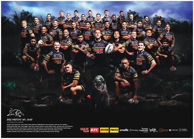 NRL PENRITH PANTHERS 2023 TEAM POSTER,BARGAIN RUGBY,STORM,DOGS EELS+ ...