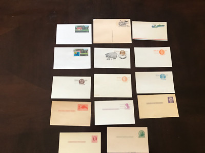 Vintage Unused US Post Office Pre Paid Stamped Post Cards 13Total LOT ...