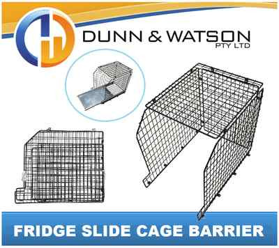 Steel Fridge Slide Barrier / Cage (930mm L x 595mm W x 650mm H) - 4x4 ...