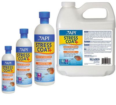 API Stress Coat 30ml 118ml 237ml 473ml 1.9ltr Tap Safe Water Chlorine ...