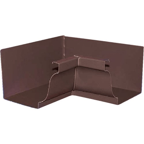 Amerimax 5 In. Galvanized Brown Mitre Gutter Inside Corner 3320119 ...