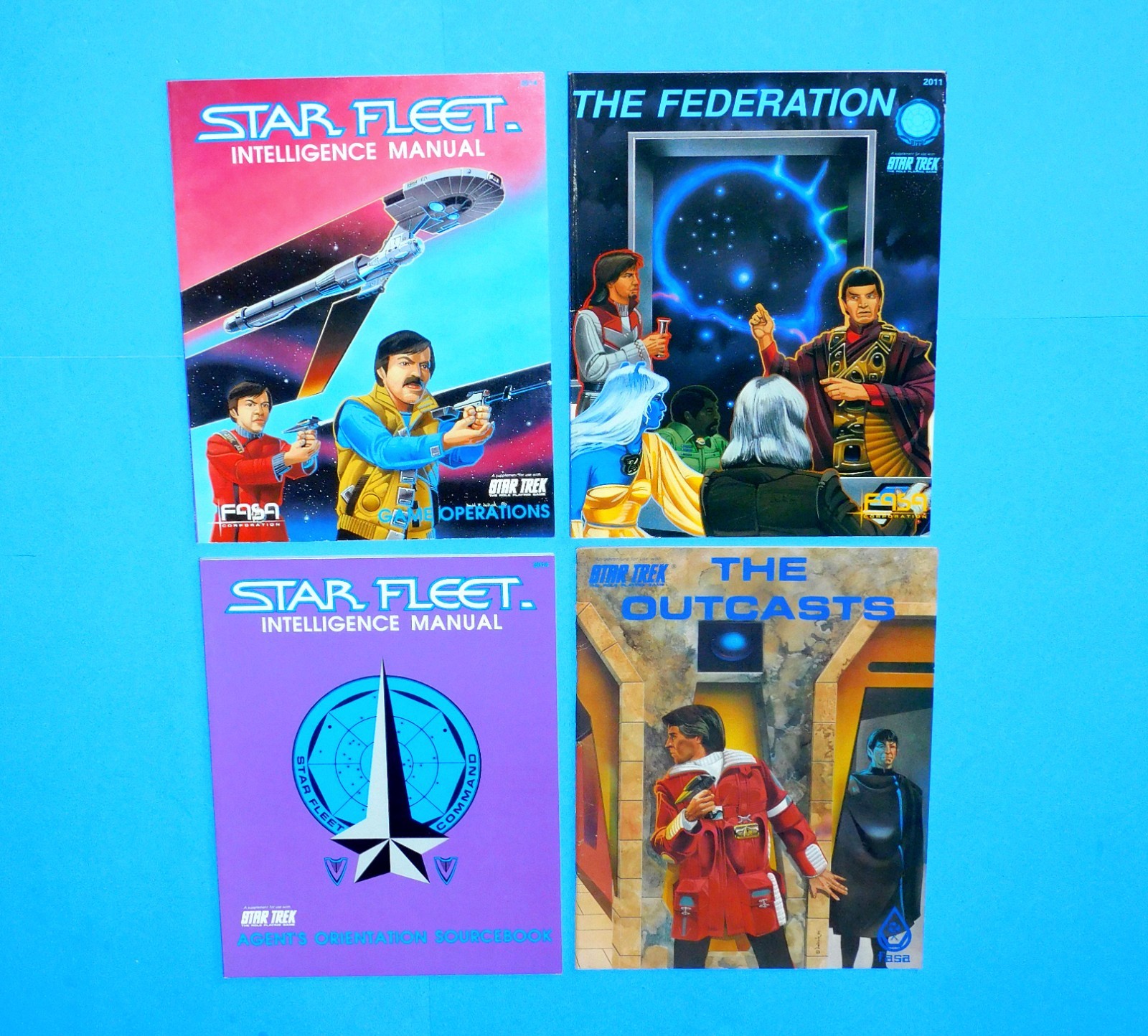 1980's FASA STAR TREK ROLE PLAYING GAME BOOKS INTELLIGENCE MANUALS ...