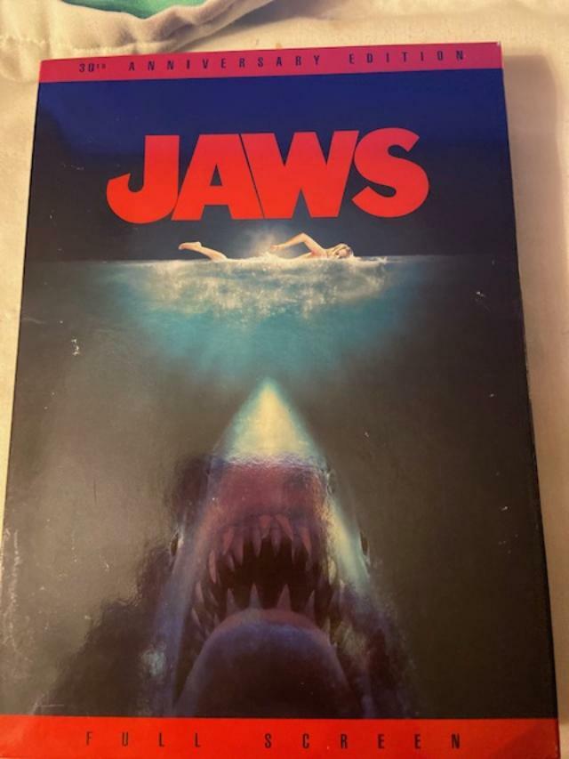 Jaws (DVD, 2011, WS 30th Anniversary Edition)Jaws 1,2 Jaws revenge(DVD ...