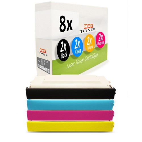 8x Toner Remplace Lexmark C500H2CG C500H2KG C500H2MG C500H2YG C500H2 ...