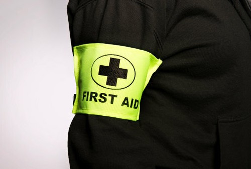 First Aid Arm Band - Yellow | eBay