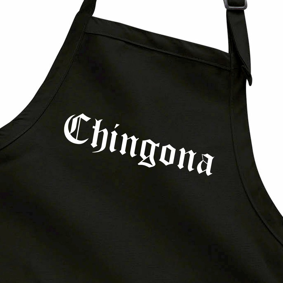 Chingona Feminist Boss Latina Chicana Mexican Hispanic Girl Power Apron ...