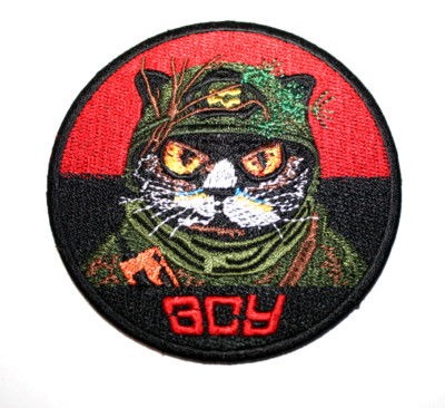 MORALE UKRAINE ARMY PATCH ARMED FORCES OF UKRAINE " BATTLE CATS " * WAR ...