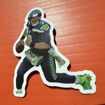 Russell Wilson Sticker NFL Seattle Seahawks Football | eBay
