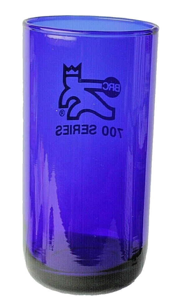 Brunswick Rec Center Award BRC 700 Series Cobalt Blue Drinking Glass 14 ...