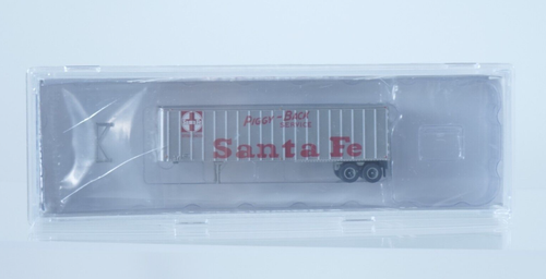 NOS Trainworx SANTA FE 204203 40' N Scale Flexi-Van Trailer - 40425-01 ...