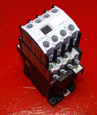 new Klockner Moeller Contactor DIL00M-GSOND658 with 22DILM aux contact ...