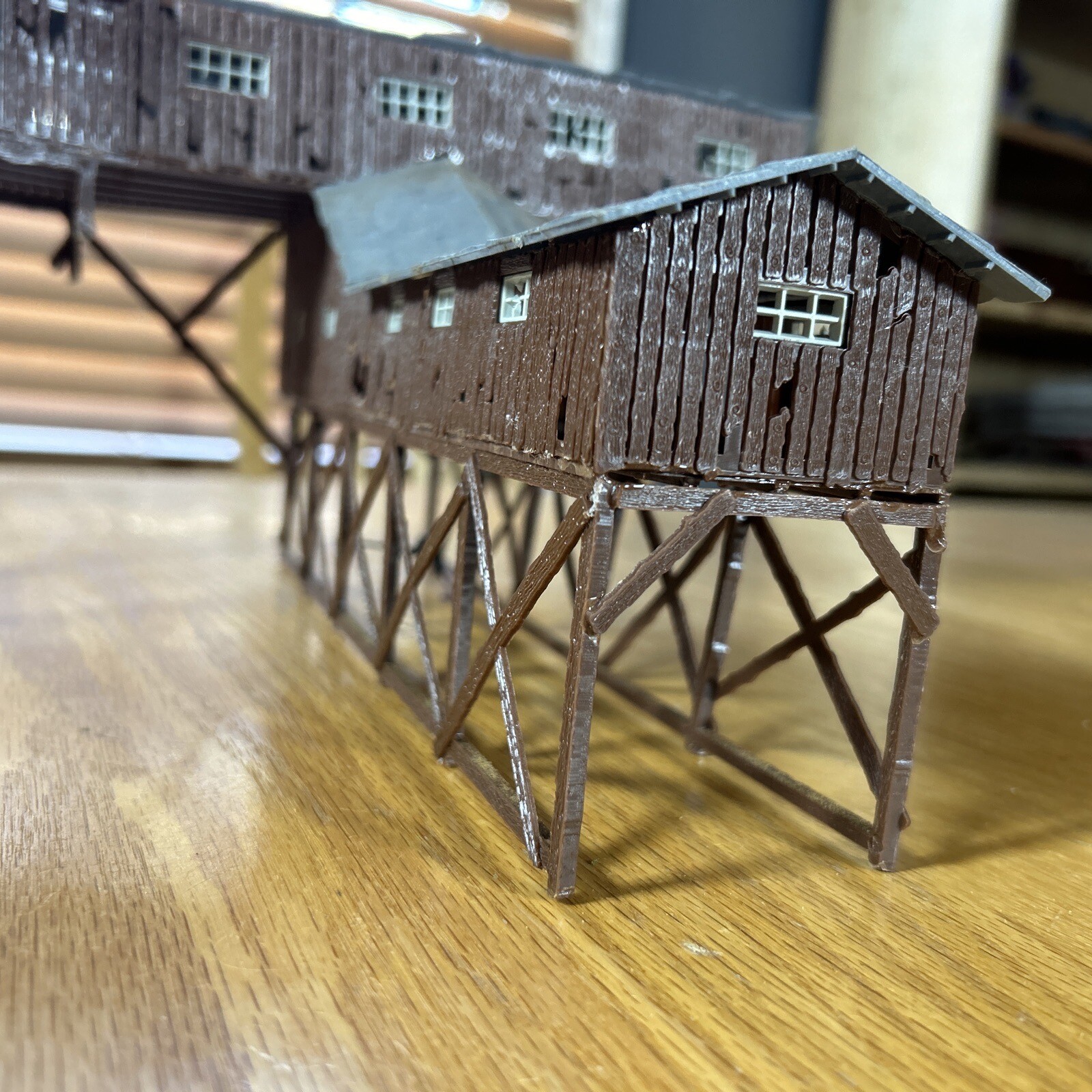 Vintage HO Scale Coal Mine Buildings Tunnel Built 191793 Damaged ...