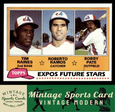1981 Topps - Expos Future Stars - Tim Raines - Rookie RC #479 Montreal ...