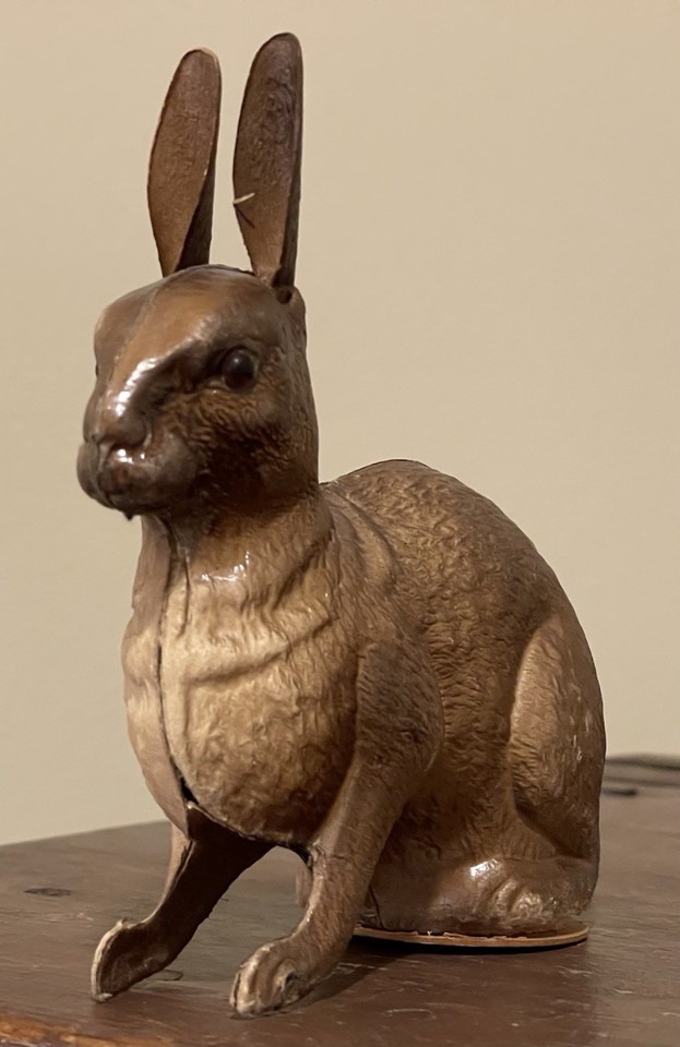 Wonderful Antique Dresden Rabbit Candy Container Christmas Easter 1922 ...