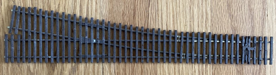 HO Scale Micro Engineering Code 70 #6 Left Hand Turnout | eBay