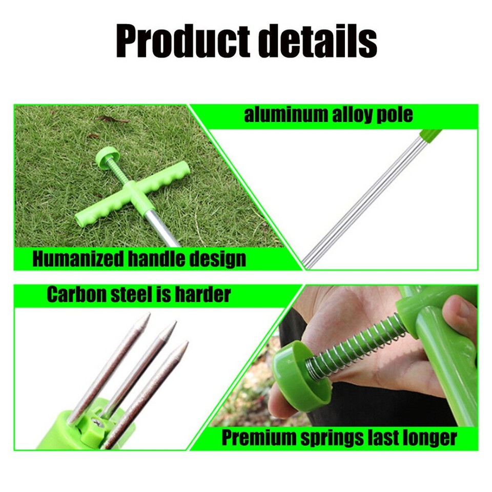 Steel Weed Puller Twister Claw Weed Remover Weeding Root Killer Garden ...